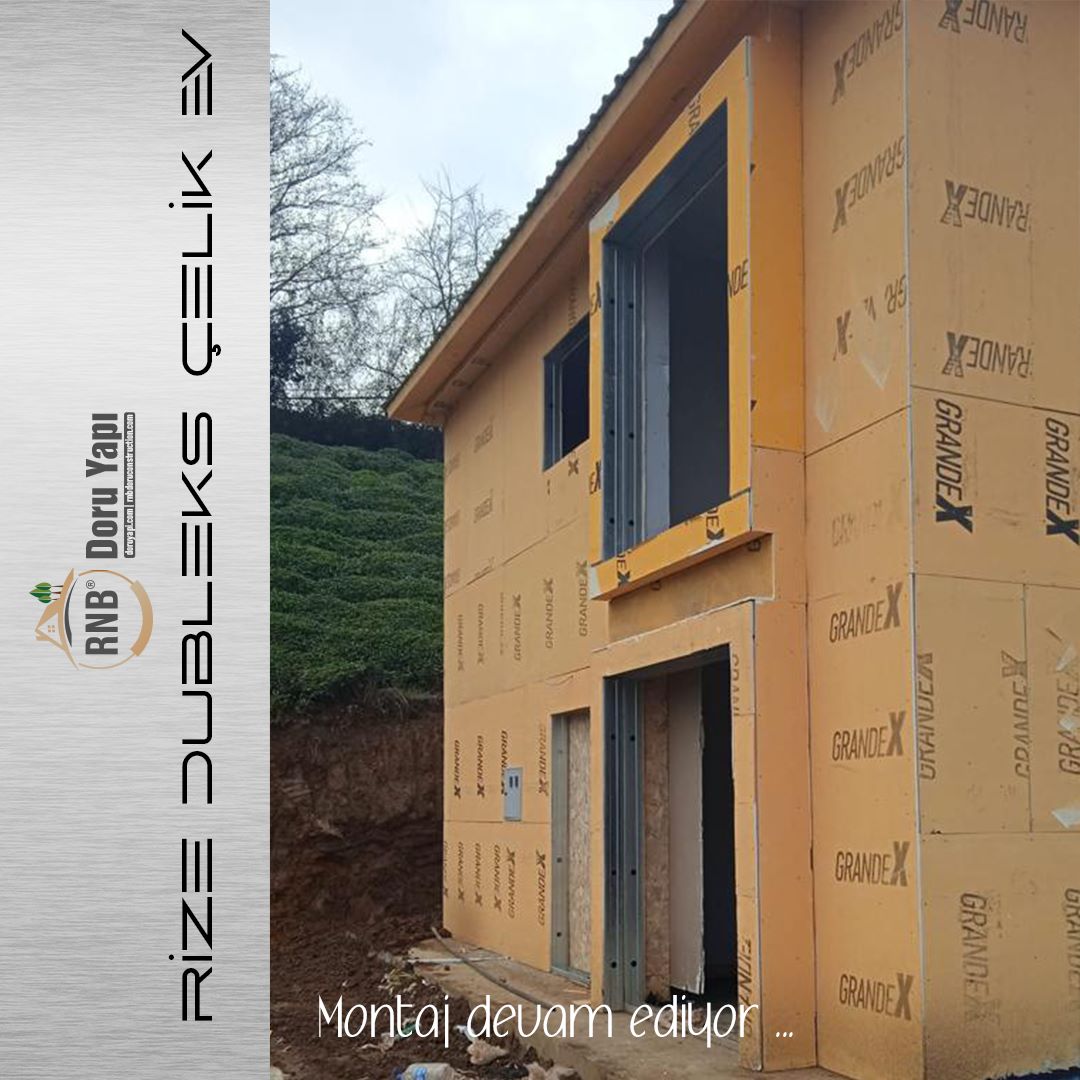 Rize Dublex Steel House - RNB Doru Construction