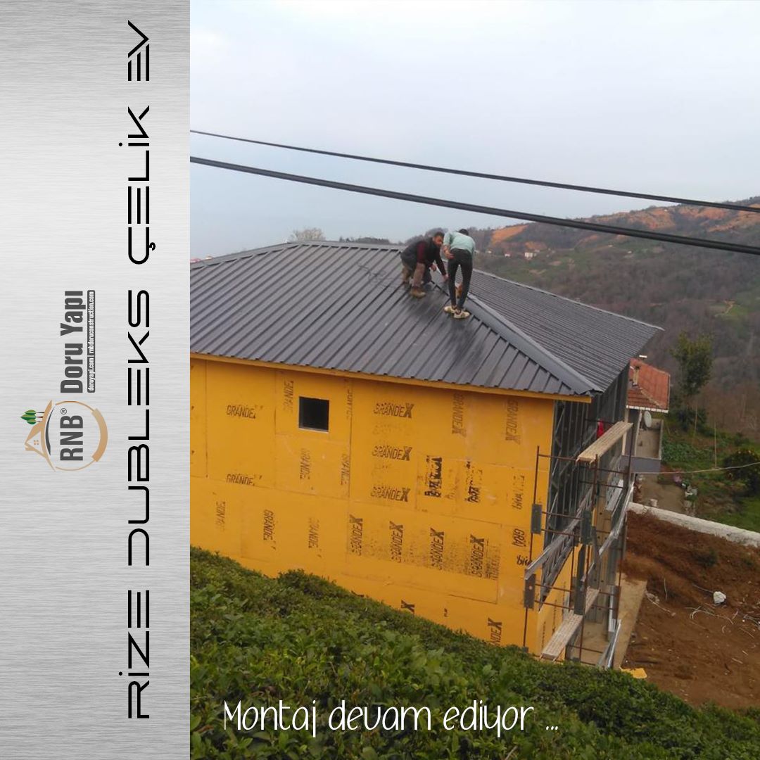 Rize Dublex Steel House - RNB Doru Construction