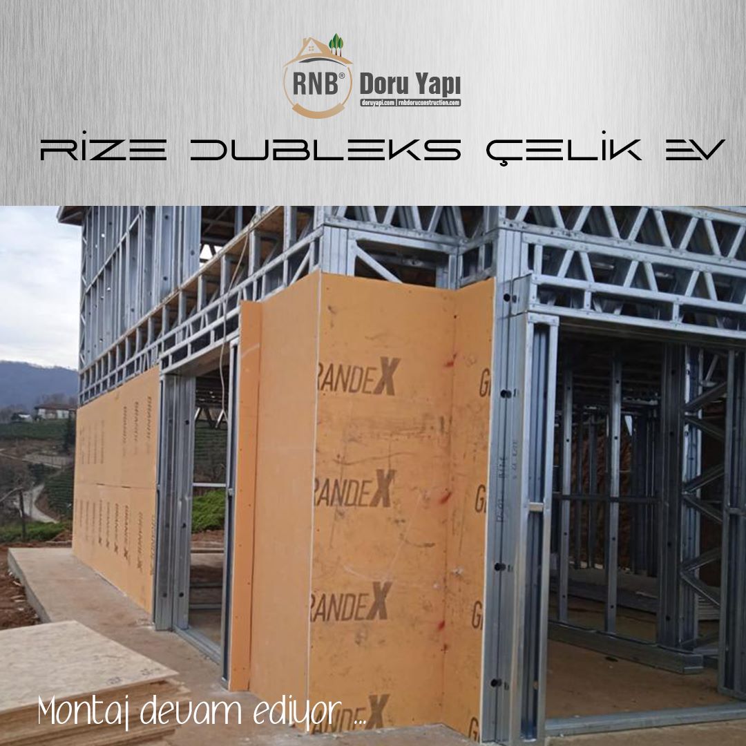 Rize Dublex Steel House - RNB Doru Construction